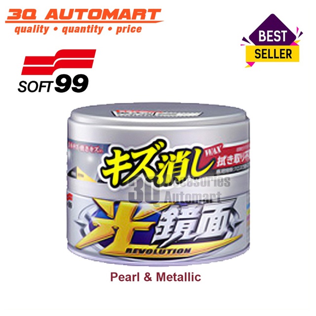 SOFT99 New Scratch Clear Wax - Mirror Finish/Pearl & Metallic (200g) | Shopee Malaysia