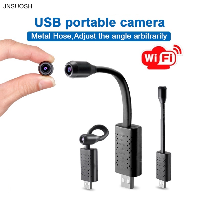 Mini Spy Camera WiFi Hidden Camera Wireless Small Nanny Spy Camera ...