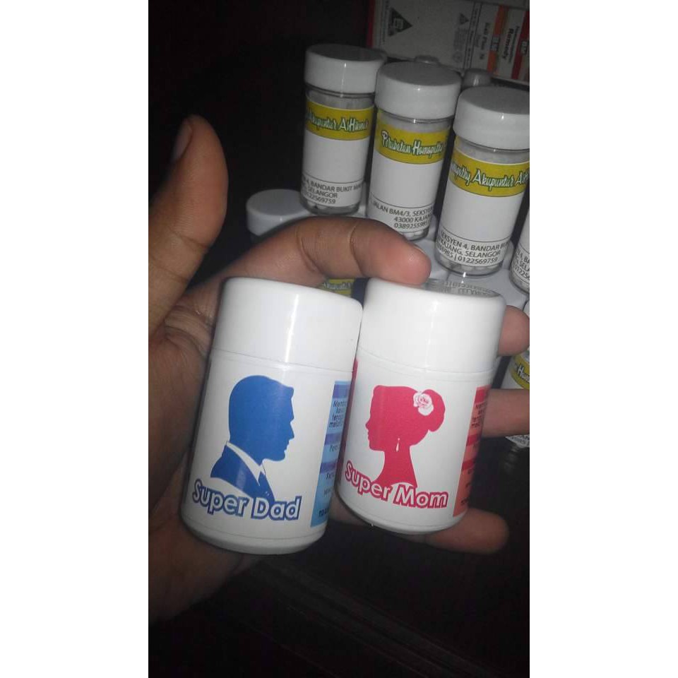 UBAT PIL SUPERMOM & SUPERDAD (Pakej Jimat Rumusan Homeopathy) | Shopee ...