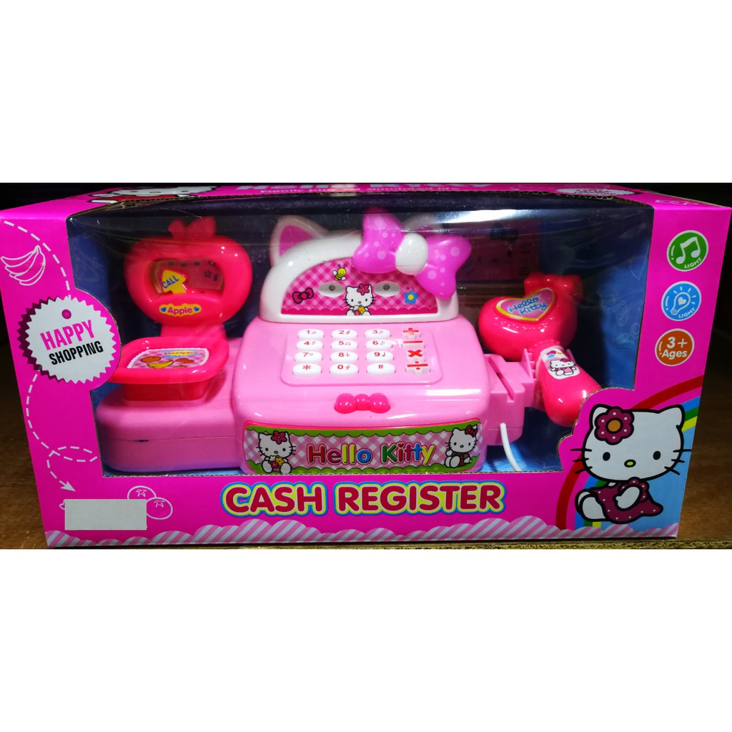 Hello Kitty Modern Cashier Happy Shopping Toys Set for Kids | Shopee ...