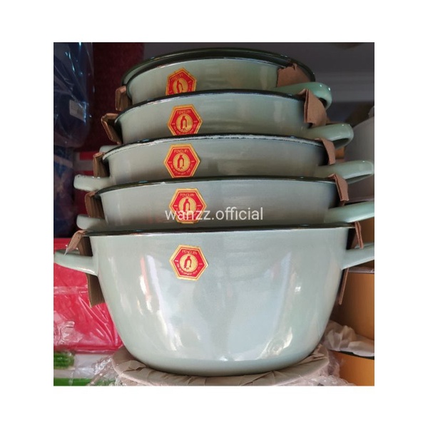 🔥HOT ITEM🔥PERIUK ENAMEL /ENAMEL COOKWARE (18-26CM) | Shopee Malaysia