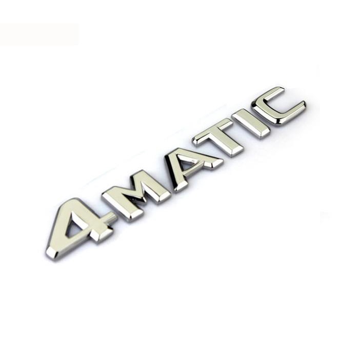 Mercedes Benz 4Matic Logo Sticker 4 Automatic Car Trunk Badge Emblem ...