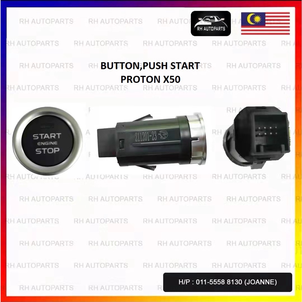 PROTON X70/PROTON X50 IGNITION PUSH START SWITCH BUTTON ONE-KEY START ...