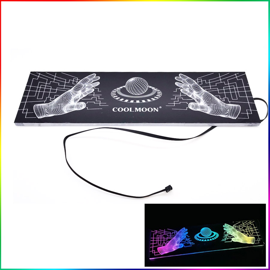 RGB Backplate For Graphics Card GPU Gaming Pc Case ARGB Led Light Aura ...