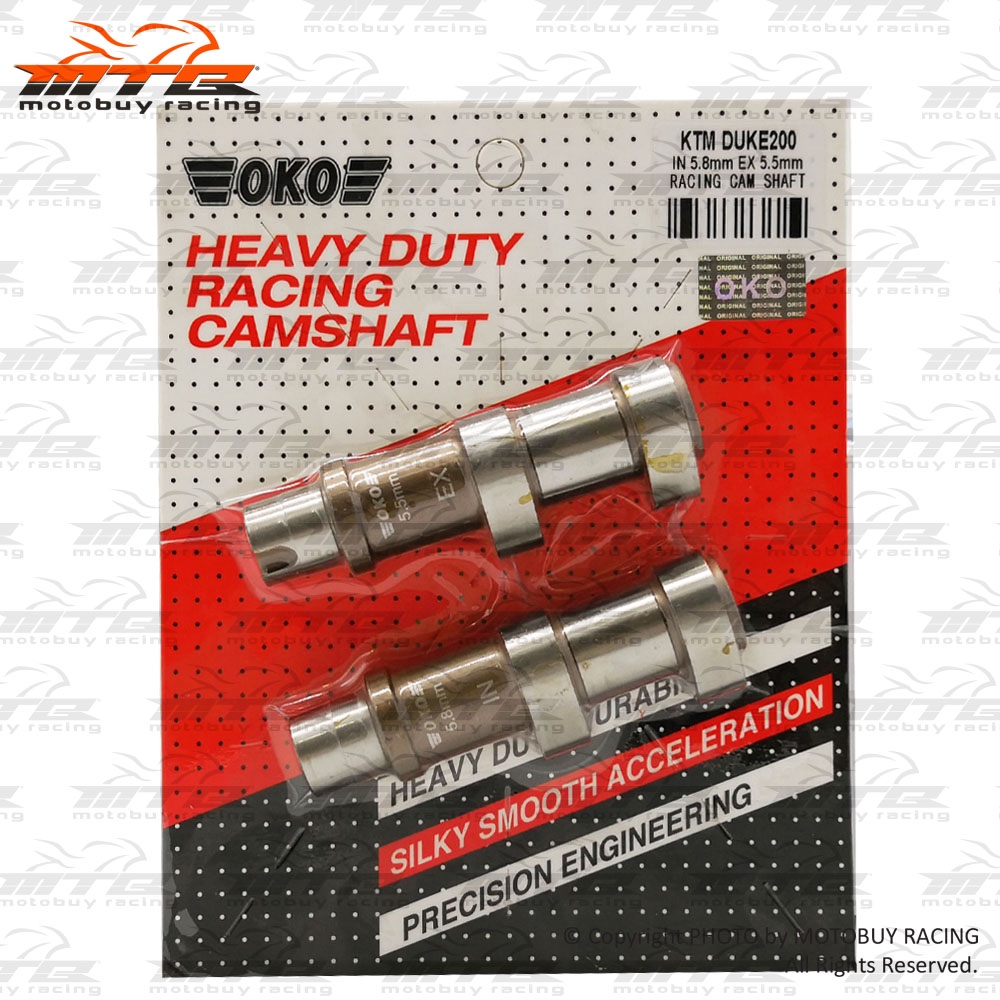 OKO HEAVY DUTY RACING CAM SHAFT FOR KTM DUKE 200 | Shopee Malaysia