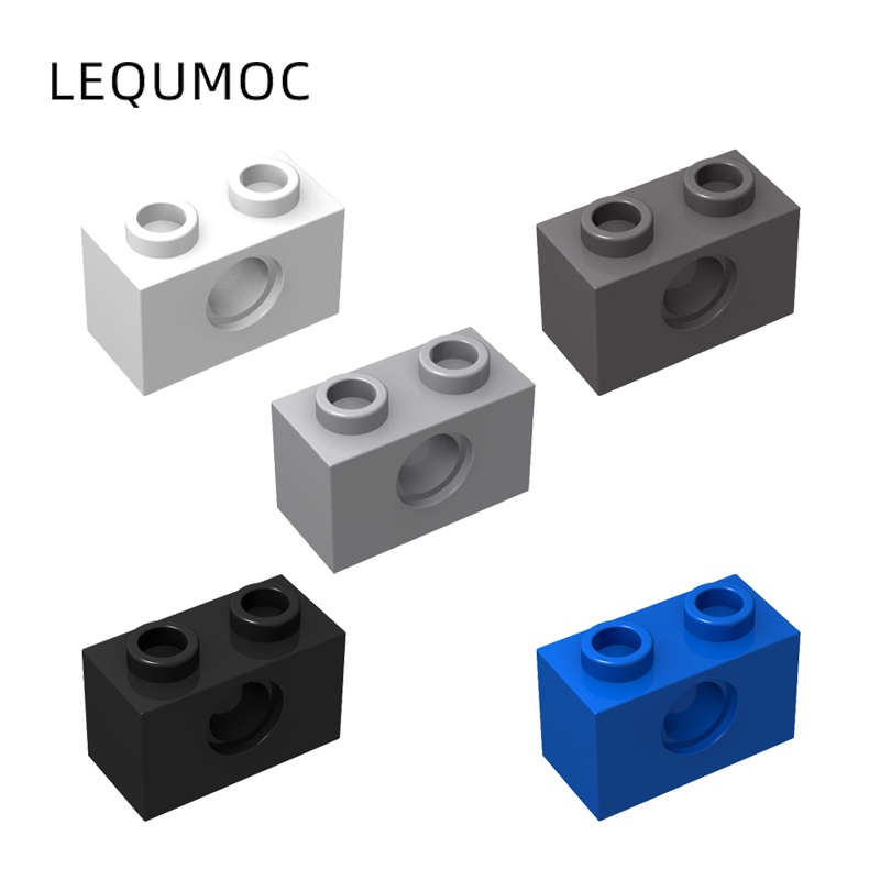 lego parts 3700 1x2 with 1 hole Brick High-tech Brick 20pcs | Shopee ...