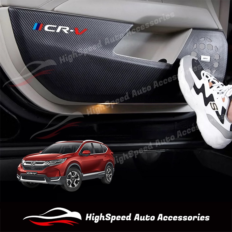 Honda CRV G3 G4 G5 G6 (2007-2024) Carbon Fiber Anti Side Kick Sticker ...