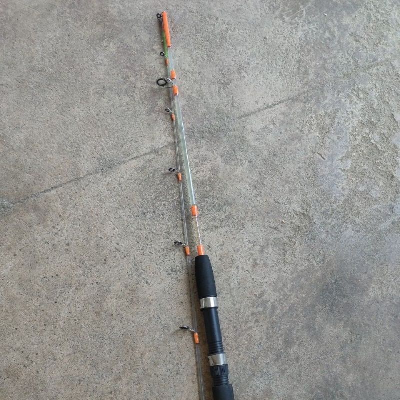 joran udang prawn rod/ hunter stick / prawn reel / exori / santec ...