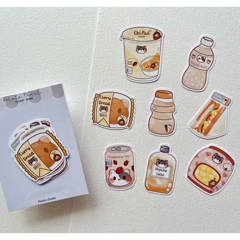 Potato Mart Redraw Sticker Flake Series | Shopee Malaysia