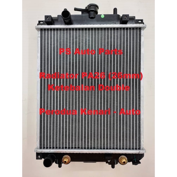 Radiator Perodua Kenari Auto Tangki Air Kereta Ketebalan PA26 ( 26mm ...