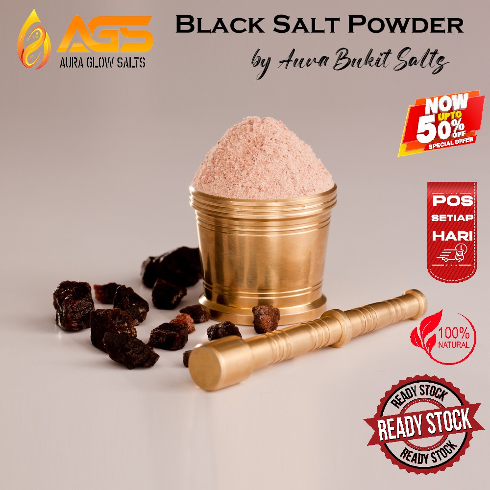 🔥 500G 🔥 HIMALAYAN BLACK SALT POWDER / KALA NAMAK POWDER by AURA GLOW ...