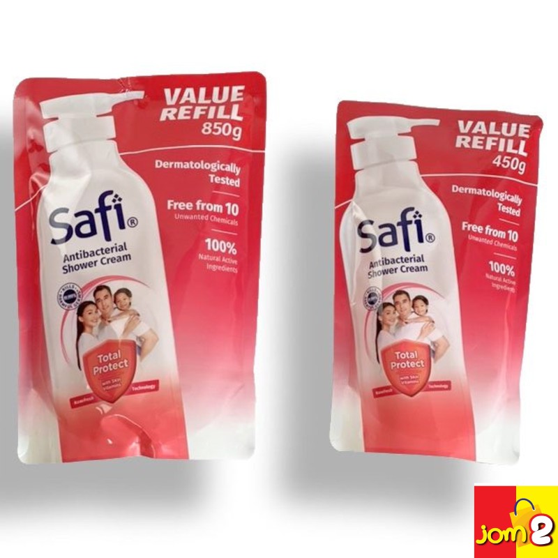 Safi Antibacterial Shower Cream Total Protect 450g/850g | Shopee Malaysia