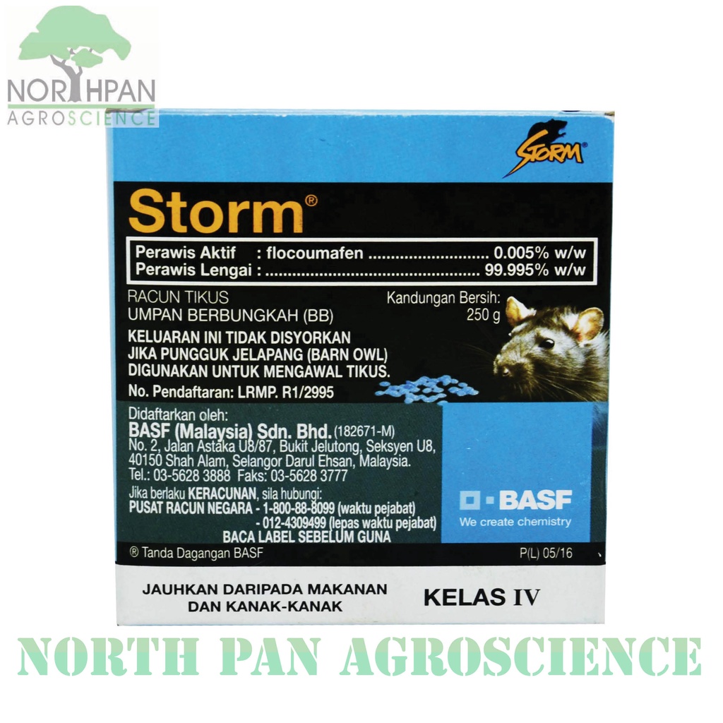 Storm / 250 g / Rodenticide / Basf / Pest control against rats and mice ...