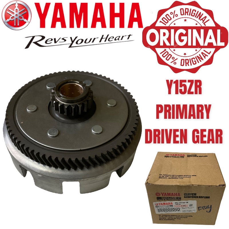 OFFER!! 100% ORIGINAL HLY YAMAHA Y15 Y15ZR (2PV) CLUTCH PRIMARY DRIVEN GEAR / CLUTCH GEAR SET ...