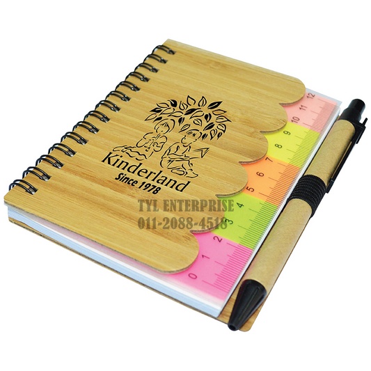 Spiral Small Notepad Custom made / papan nota lengkung lingkaran dibuat ...