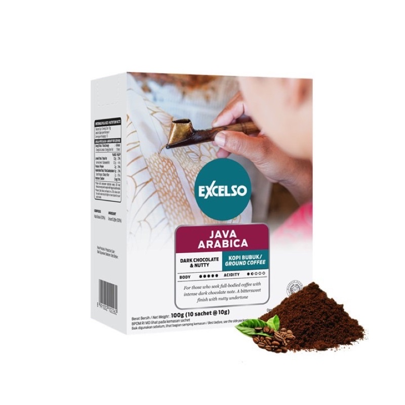 EXCELSO JAVA ARABICA FOLDING BOX (10 x 10 GR) | Shopee Malaysia