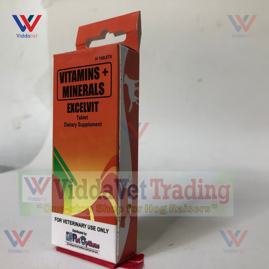 Pet Option Excel-Vit Multivitamins Tablet for dogs - 1 box (30 tabs ...