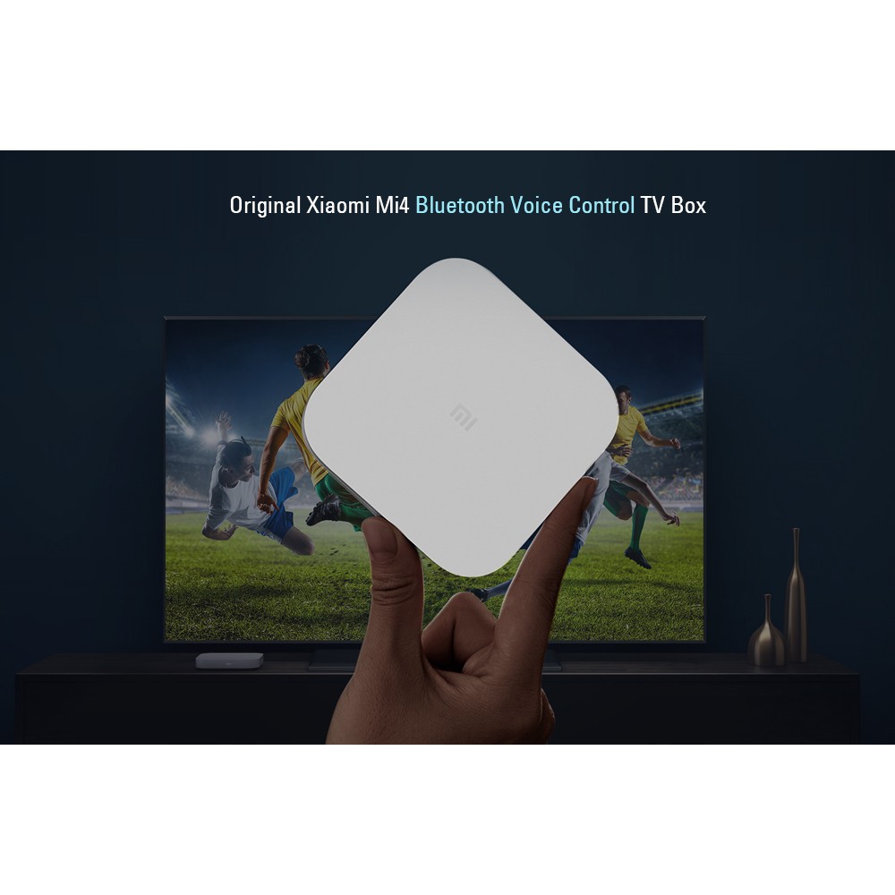 Original Xiaomi Mi4 Bluetooth Voice Control TV Box Amlogic S905L / 2GB ...