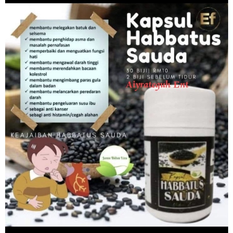 💥💥Habbatus sauda 💯💯💯 Bidan Liza | Shopee Malaysia