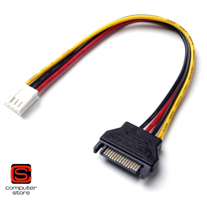 SATA 15 PIN (MALE) TO 4 PIN (FEMALE) CABLE | Shopee Malaysia
