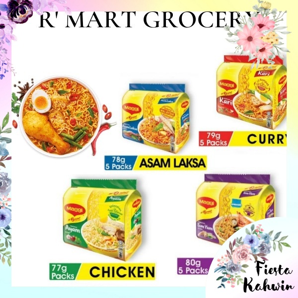 MAGGI Two Minute Maggie Instant noodles (79g x 5 Packs) | Shopee Malaysia