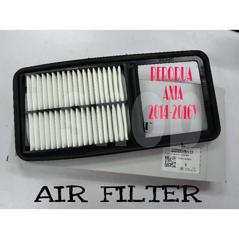AIR FILTER ORIGINAL PERODUA AXIA OLD 2014-2016(17801-87R01) | Shopee ...