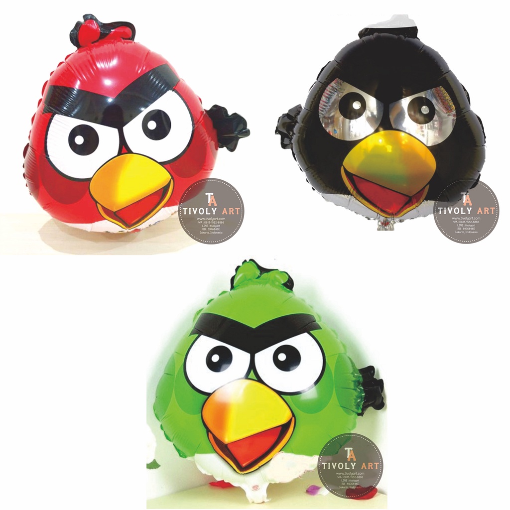 Angry Bird Foil Balloons | Angry BIRD Balloons | Shopee Malaysia