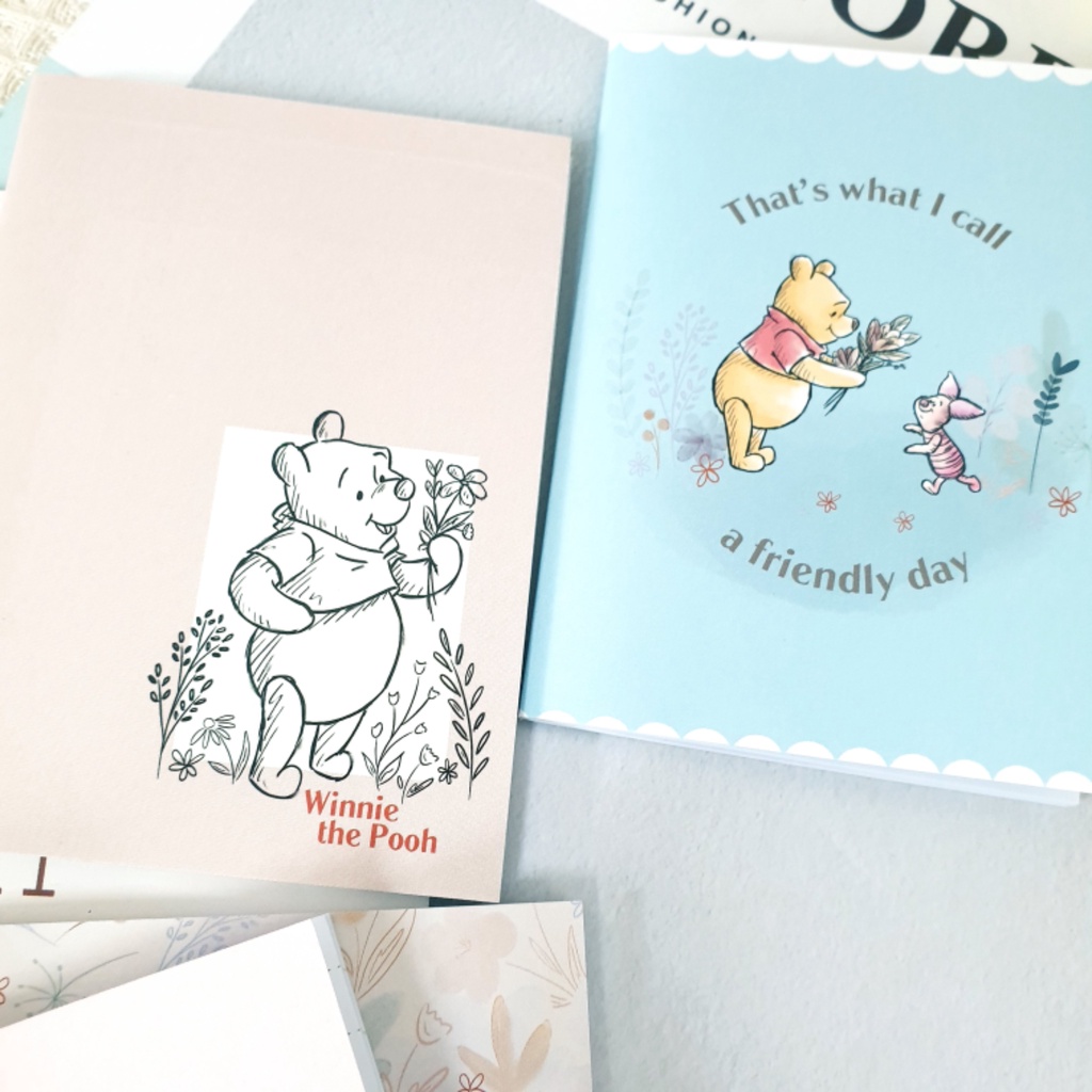 Winnie The Pooh Pocket Notebook 5pcs Small Disney The Notepad Eeyore ...