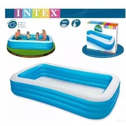 Intex 58484 Children's Pool Jumbo Family Swim Center Family Pool ...