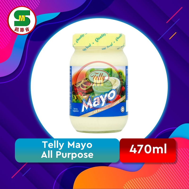 TELLY Mayo - All Purpose Dressing Mayonnaise 470ml | Shopee Malaysia