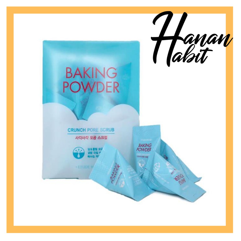 [Ready Stock] Etude House Baking Powder Crunch Pore Scrub 7g X 24 Pouches (168g) | Shopee Malaysia