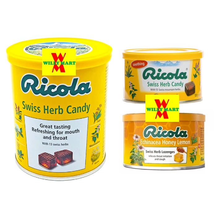 Ricola Swiss Herb Candy/ Echinacea Honey Lemon Candy [100g]/ [250g] | Shopee Malaysia