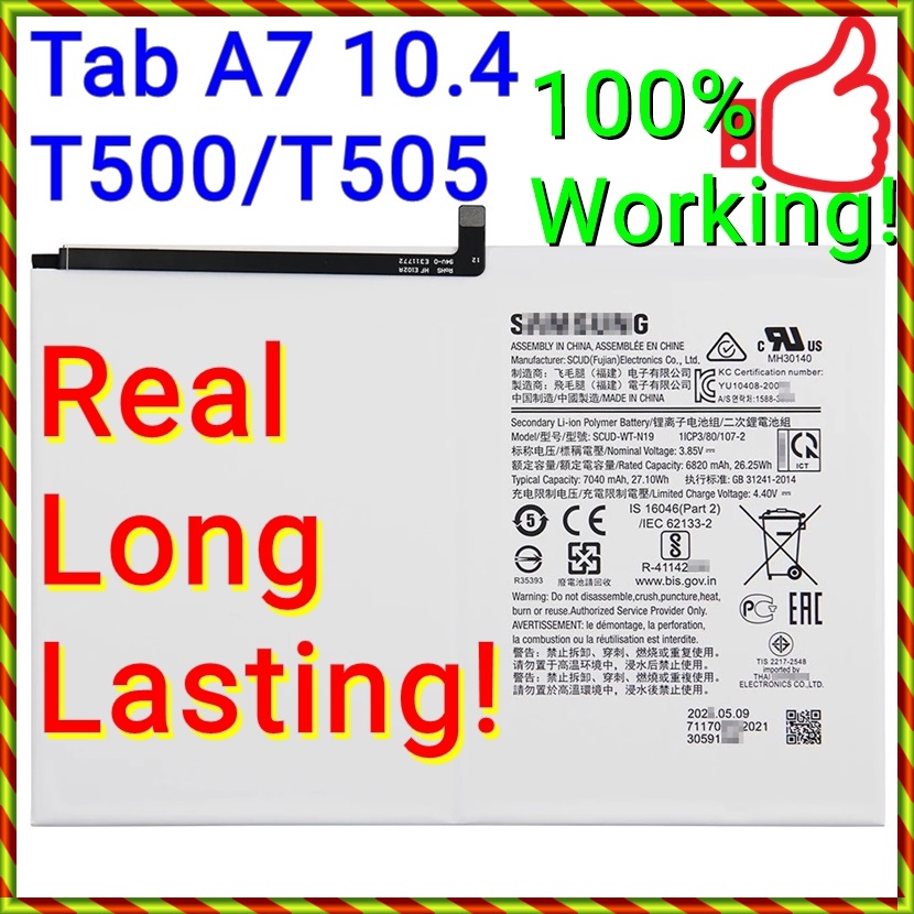 (7040mAh) NEW ORI Long Lasting Stable ICT Battery SCUD-WT-N19 for ...