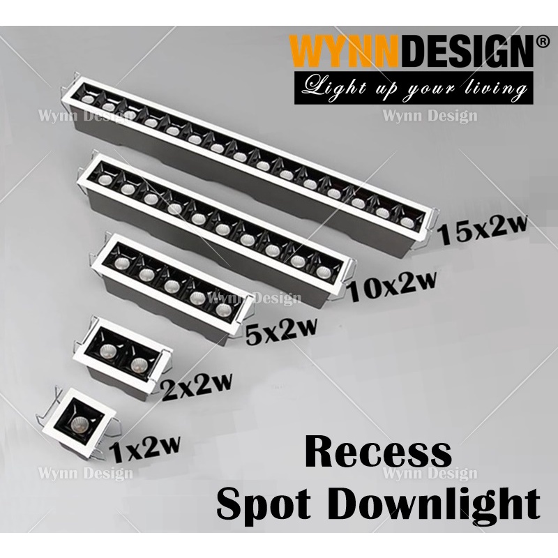 Wynn Design [2W-30W] Recess Downlight Spot Downlight LED Spotlight ...