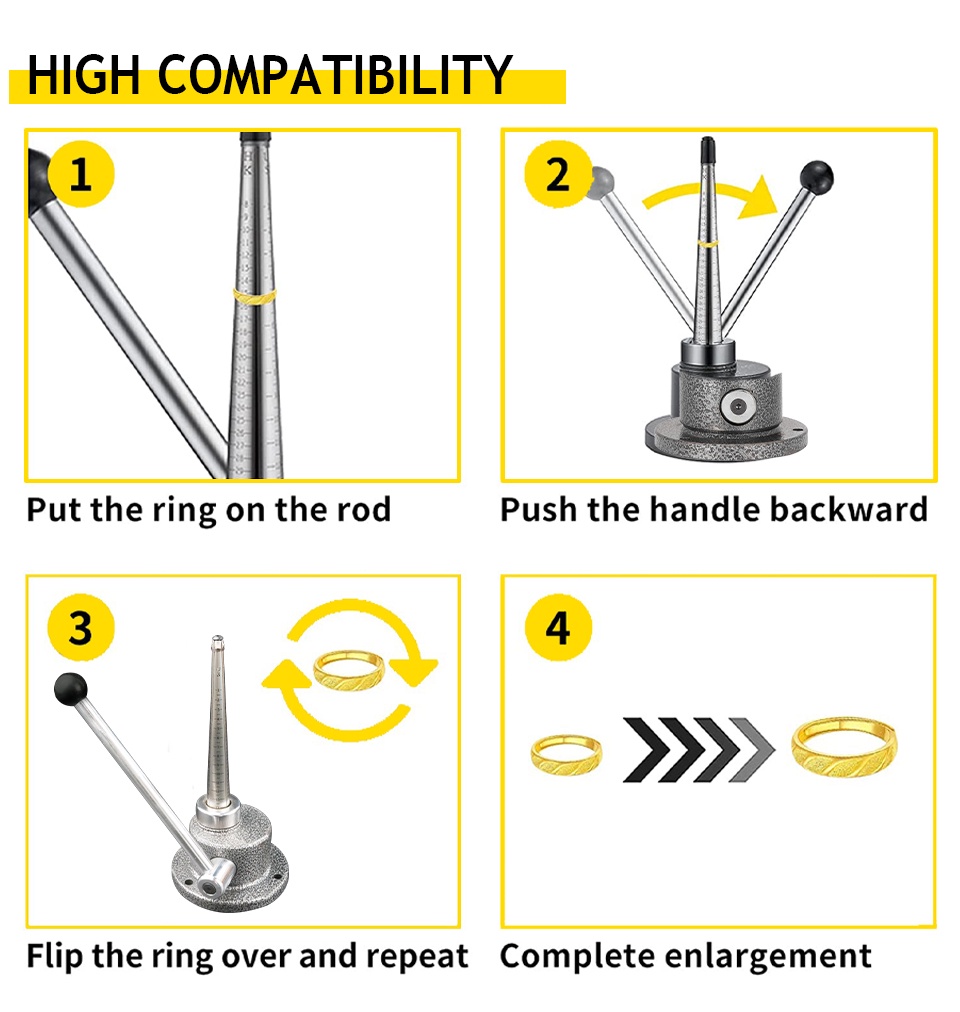 Ring Stretcher Reducer Expander Enlarger Nodular Iron Coin Ring ...