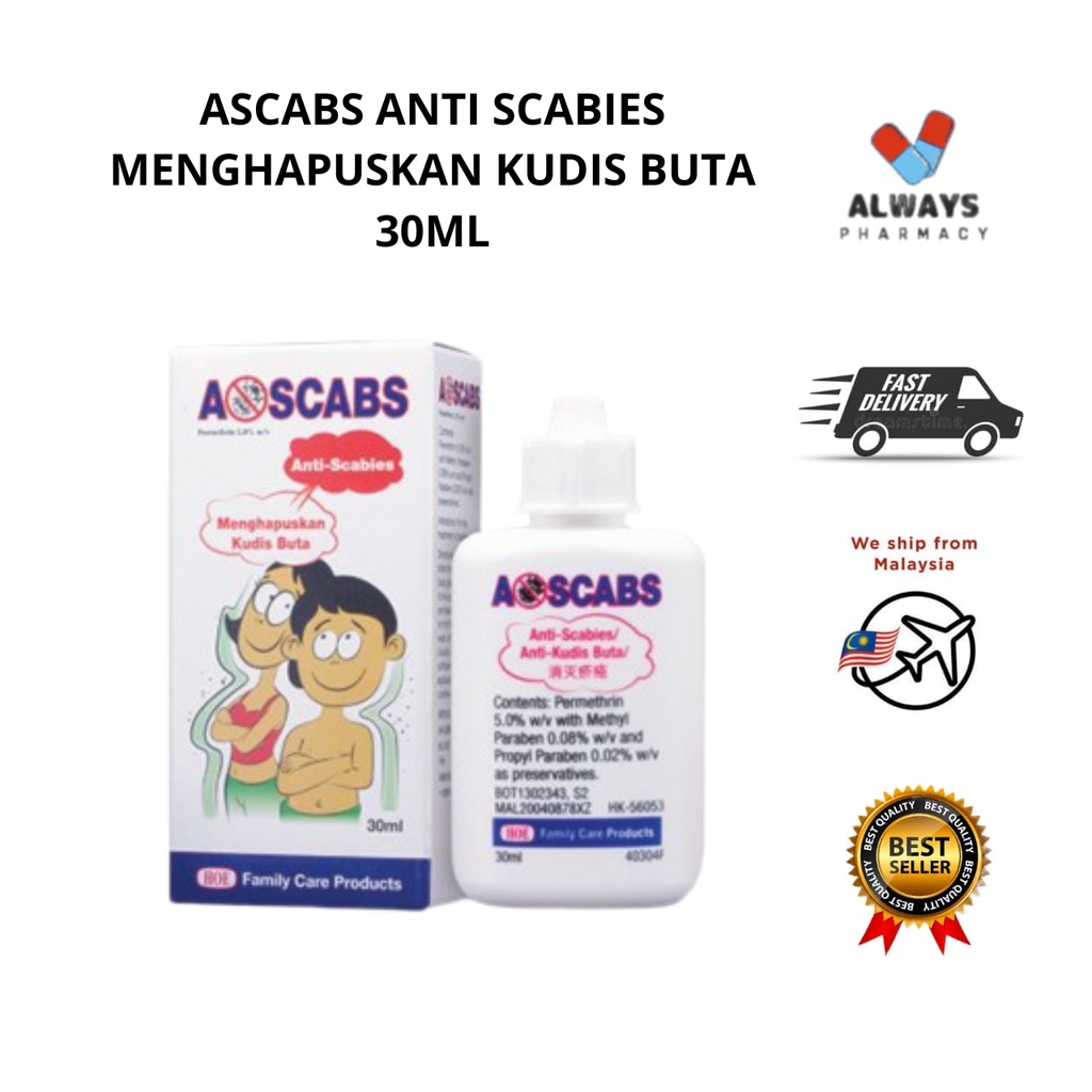 ASCABS ANTI-SCABIES MENGHAPUS KUDIS BUTA | Shopee Malaysia