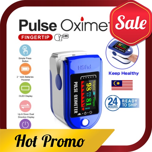 BEST SELLER [ READY STOCK + FREE GIFT ] Easy Oxymeter Household Finger ...