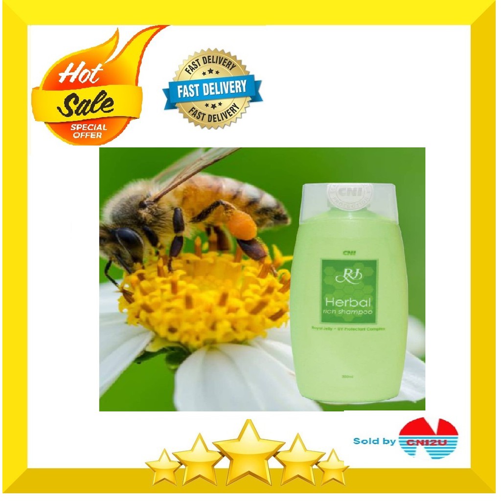 CNI RJ Herbal Rich Shampoo - Cleanses and balances hair and scalp’s ...