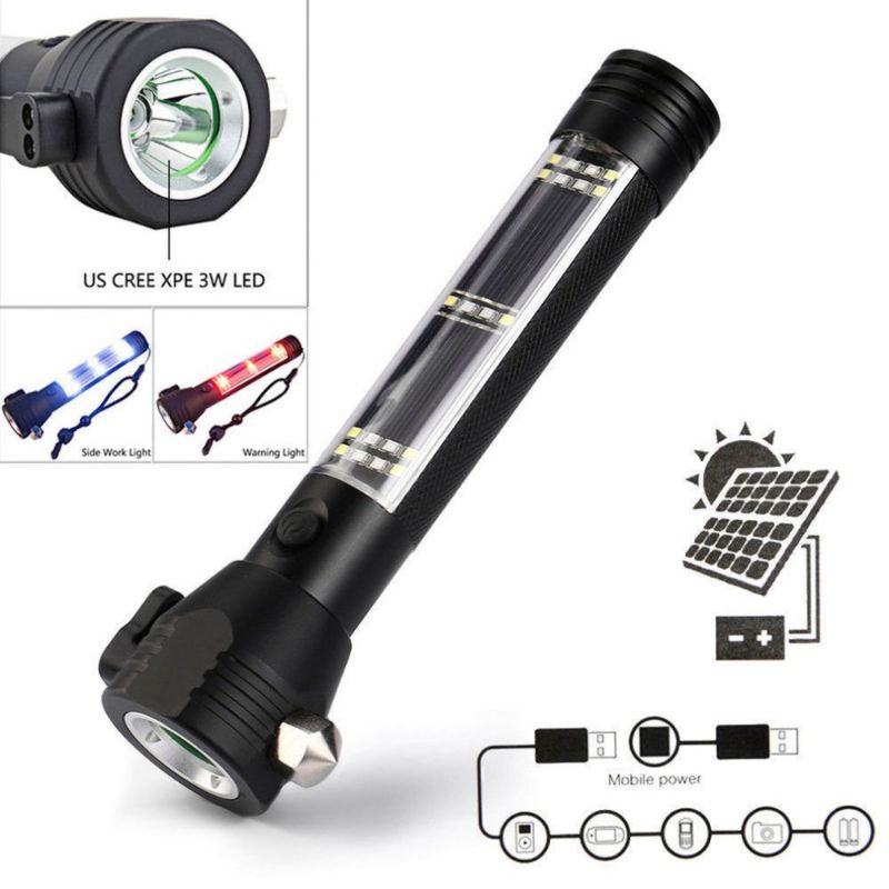 Lampu Suluh Multifunction Torchlight 8 in 1 Survival Emergency Light ...