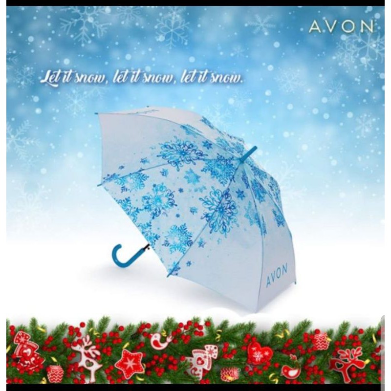 💥Avon Snowflakes Umbrella - Payung AVON 💥 | Shopee Malaysia