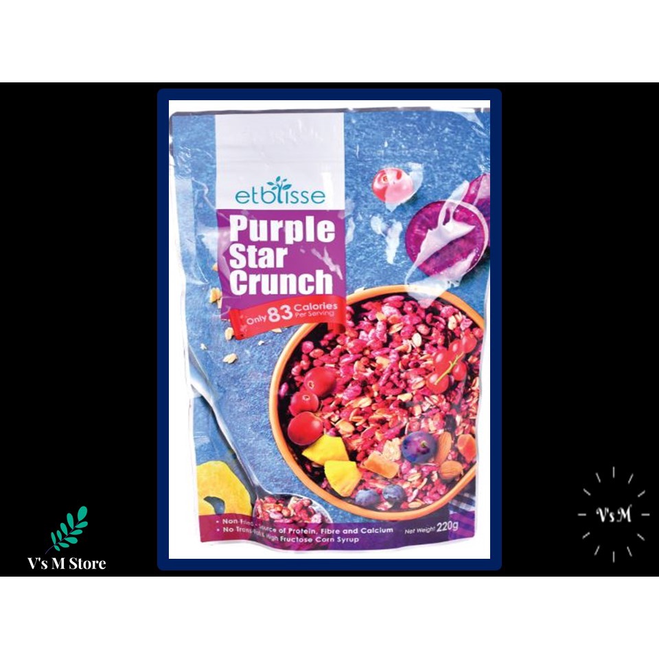 Biogreen/Etblisse Purple Star Crunch 220g | Shopee Malaysia