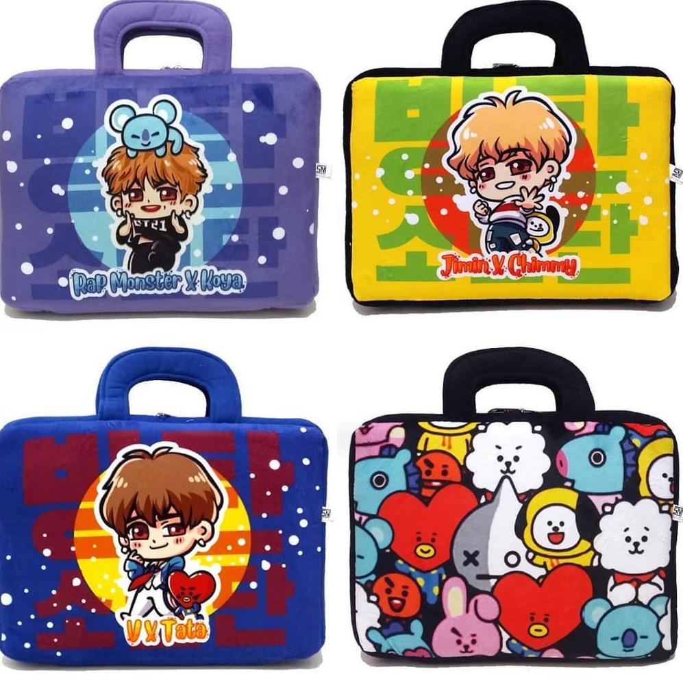 (Products 0zsn0) BTS BT21 Laptop Bag On The Tote S0B | Shopee Malaysia