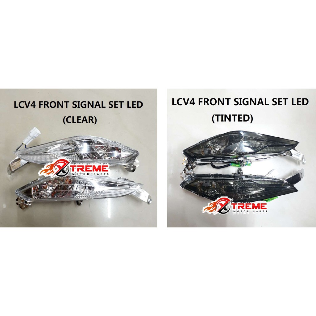 YAMAHA LC135 NEW V4 V5 V6 FRONT SIGNAL LED SET SIGNAL DEPAN - CLEAR/TINTED | Shopee Malaysia