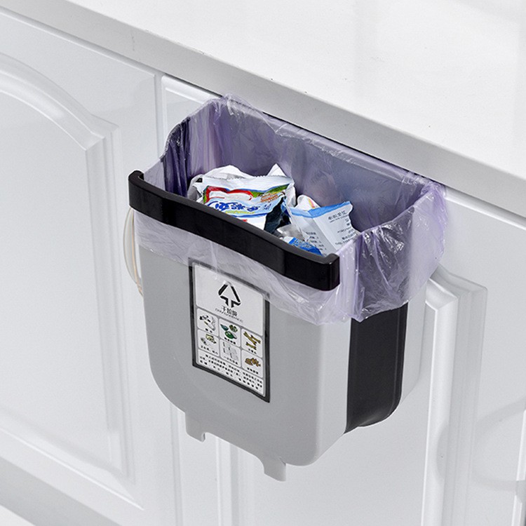 💥READY STOCK💥Foldable Kitchen Trash Dustbin GarbageBasket Dustbin ...