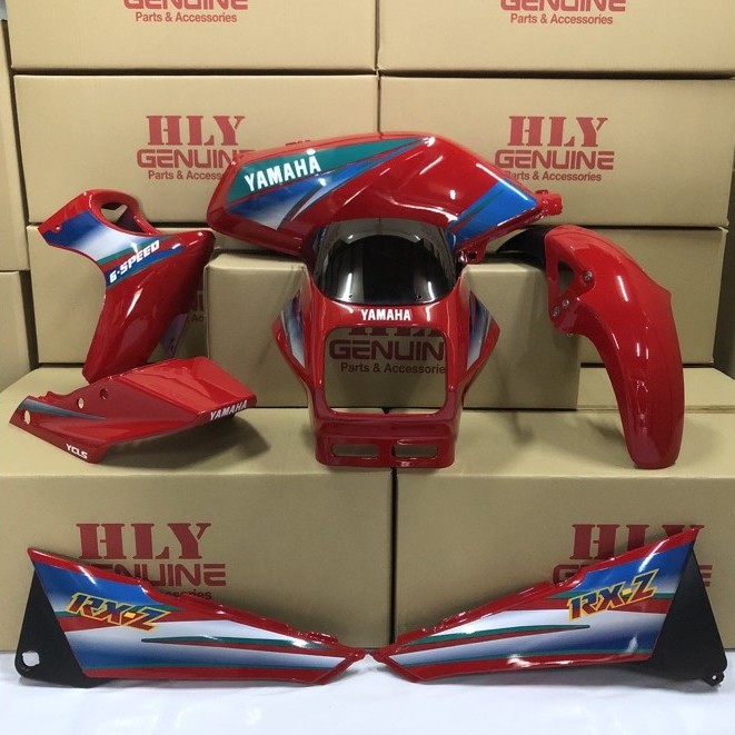 RXZ BODY COVER SET COVERSET Y761 CILI MERAH RED VRC CHILI /Y762 HIJAU ...