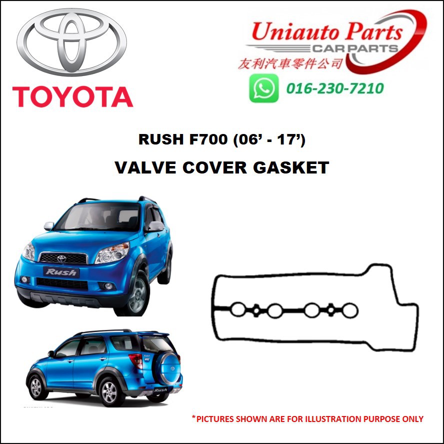 TOYOTA RUSH F700 (06' - 17') VALVE COVER GASKET | Shopee Malaysia