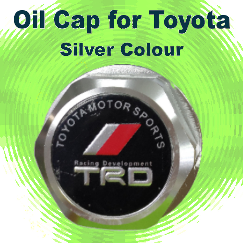TRD Billet aluminium oil cap for Toyota (Silver) | Shopee Malaysia