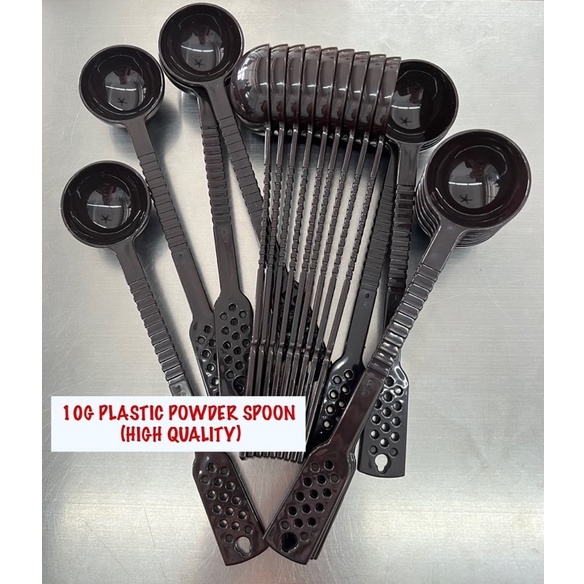 10G PLASTIC POWDER BUBBLE SPOON MEASURE SPOON SCOOP CREAMER MILK COFFEE ...