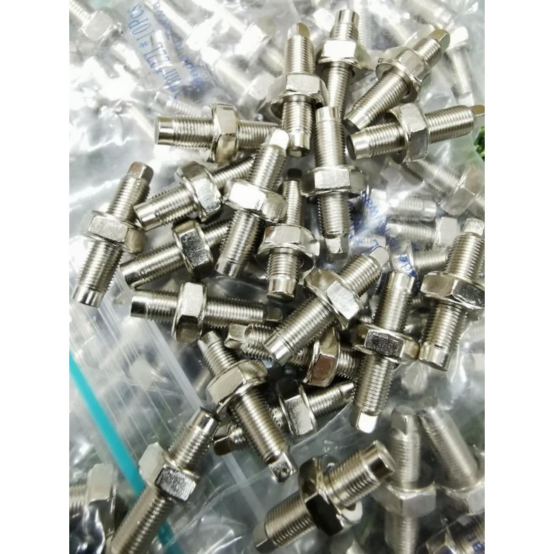 STAINLESS STEEL TAPPET SCREW // HEAVY DUTY EX5 VALVE NUT LONG SCREW ...