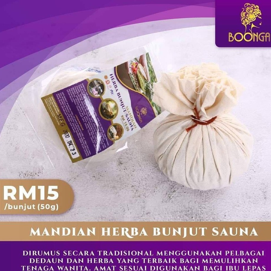 MANDIAN HERBA BUNJUT SAUNA TRADISIONAL/MANDIAN PANTANG/MANDIAN HERBA ...